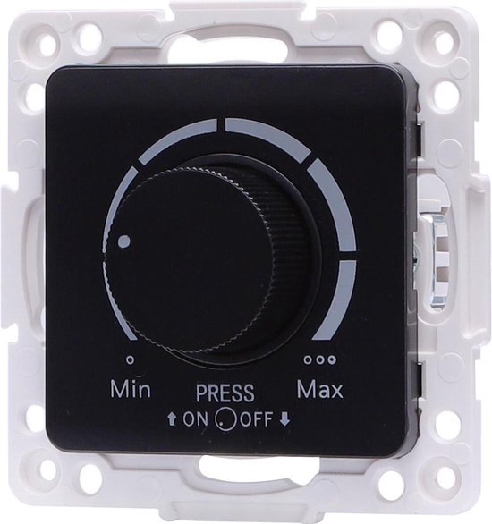 LED Dimmer - Igan Jura - Inbouw - Vierkant - Kunststof - Enkel Knop - 3 ...