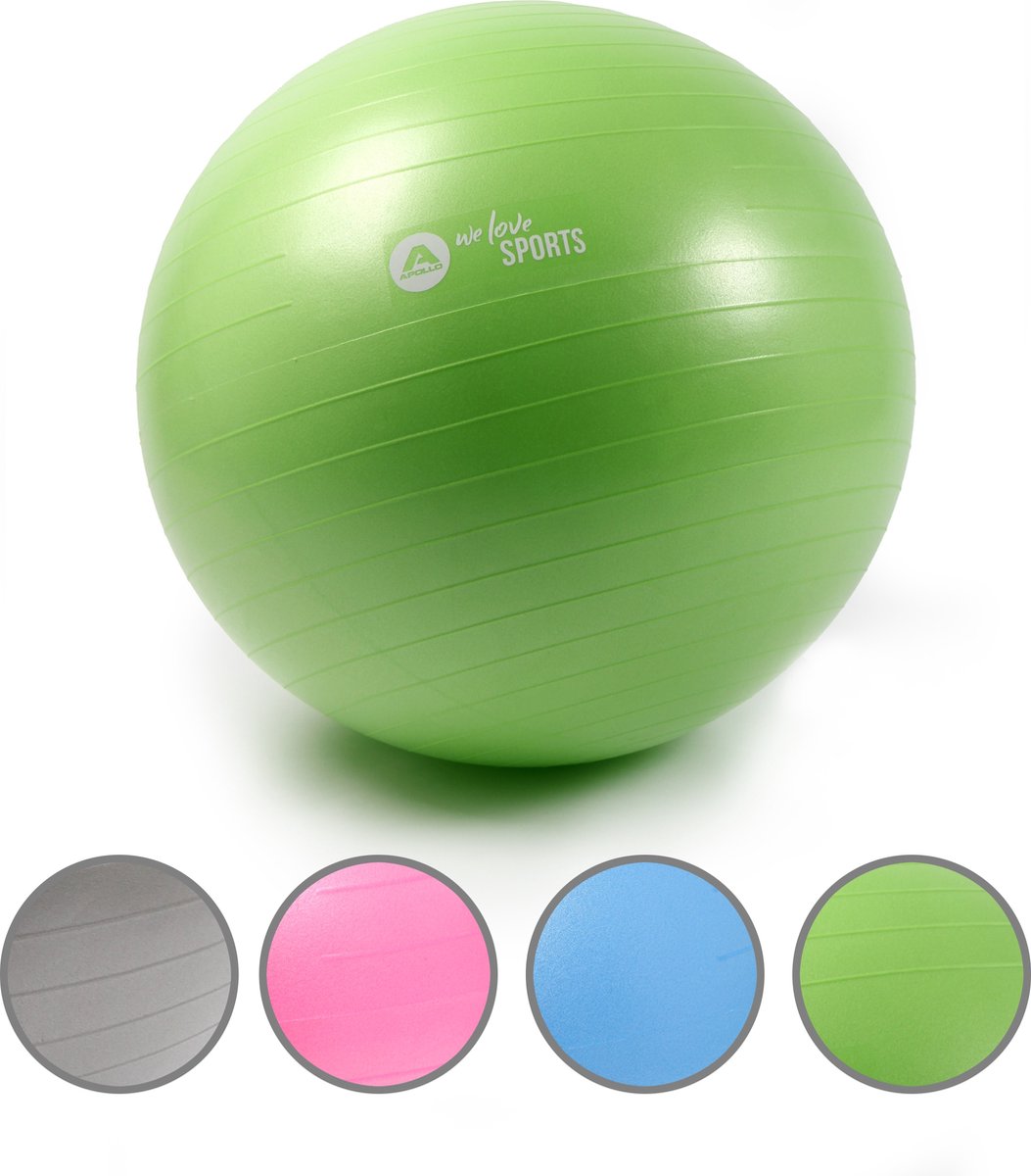 Apollo Fitnessbal en Zitbal ø 65 Gymbal voor Kantoor | bol.com