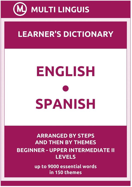 Spanish Language Dictionaries - English-Spanish Learner's Dictionary ...