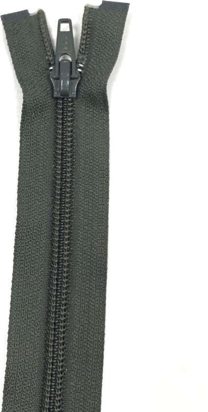 Deelbaar spiraal rits 35 cm olie Groen | bol