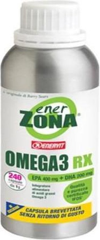 Enervit Ener Zona Omega 3 Rx 240 Capsules 1000 Mg | bol
