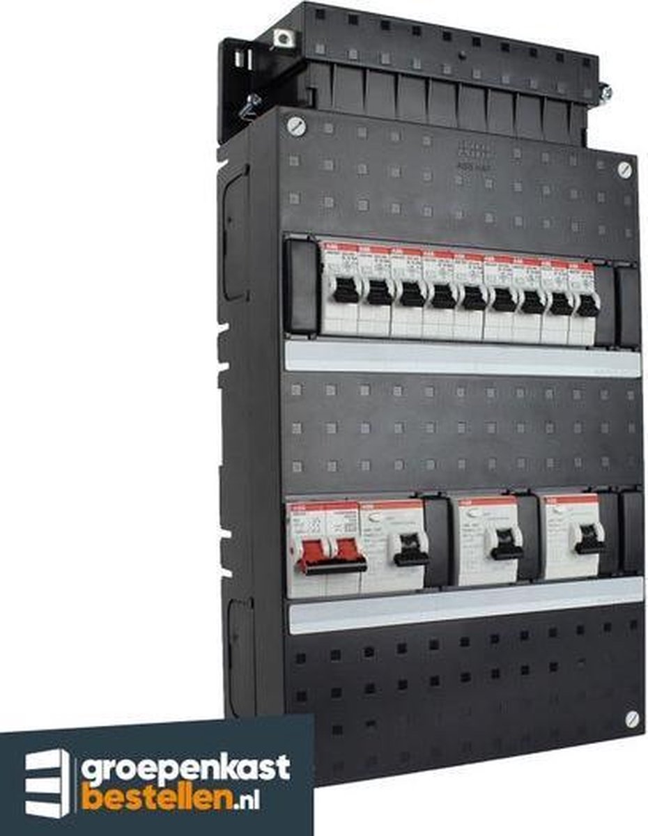 ABB groepenkast 1 fase met 9 groepen en afmetingen 330x220 mm | bol.com