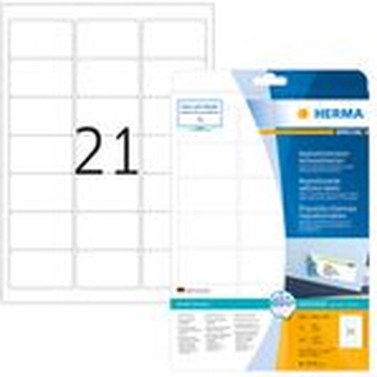 Herma Labels white 63,5x38,1 removable SuperPrint 525 pcs. | bol.com