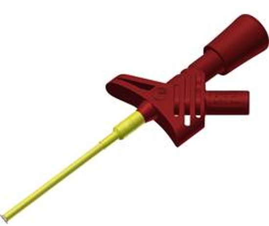 SKS Hirschmann KLEPS 1600 rt Veiligheids-krokodilklem Steekaansluiting ...