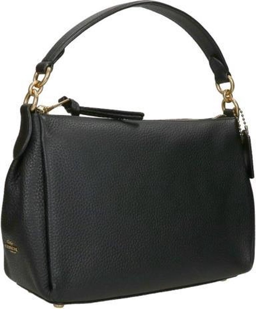 Coach Schoudertas Shay Leer - zwart | bol.com