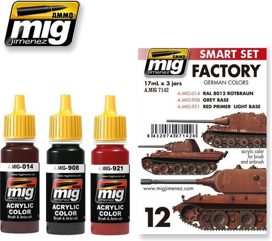 Mig - German Out Of Factory Colors (Mig7142) - modelbouwsets ...