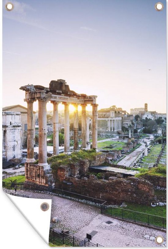 Tuinposters buiten Romeinen - Boog - Licht - 60x90 cm - Tuindoek | bol.com