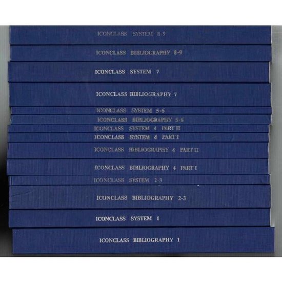 Iconclass an iconographic classification system, 1-9 (in 14 volumes), Henri van de... | bol