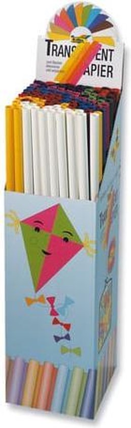 Vliegerpapier Folia 70x100cm - transparant lichtgroen | bol