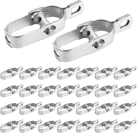 30 stuks gegalvaniseerde draadspanners 90 mm voor hek tuin staaldraad ...