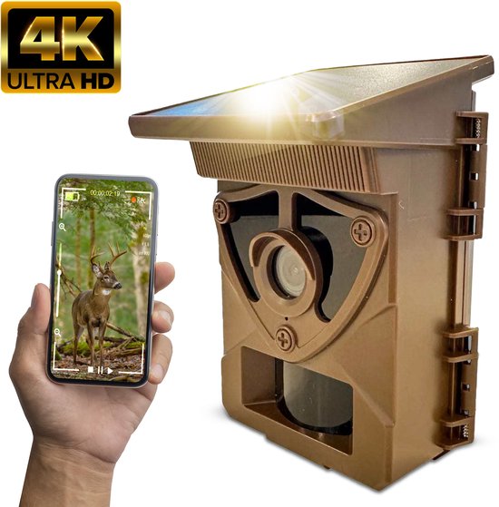 Berrot Wildcamera met Nachtzicht en Wifi - 60MP & 4K Ultra HD ...