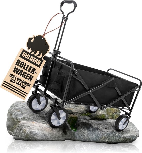 Bolderkar opvouwbaar - Stevig opvouwbaar frame - Strandwagen ...