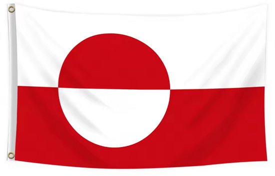 New Age Devi - Vlag Groenland 90 x 150 cm | bol