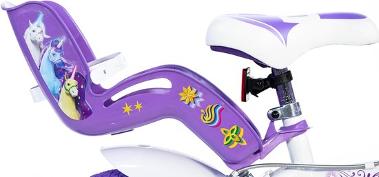 Dino Bikes Kinderfiets Unicorn Academy 14 inch | bol