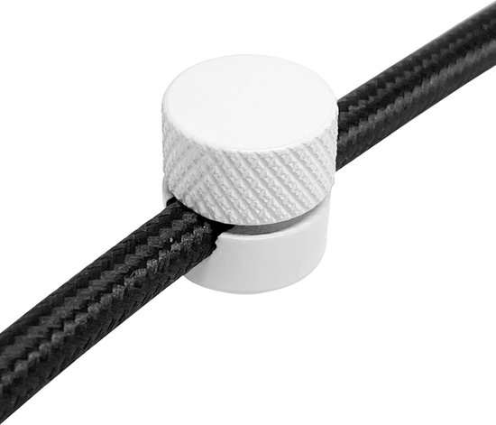 Aluminium Kabelbeugels Wit voor Plafond en Muurbevestiging - Inclusief ...
