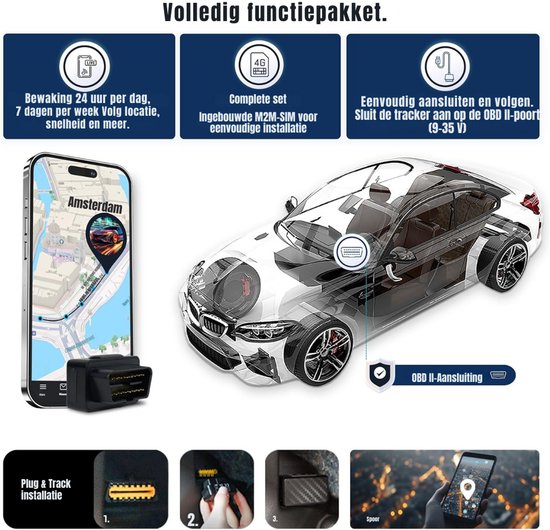 Core® GPS Tracker fiets - GPS Tracker - GPS Trackers - Zwart - 3cm x ...