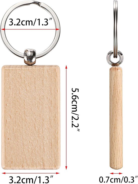 Houten Sleutelhanger Franse Bulldog Hond Accessoire Kado | bol