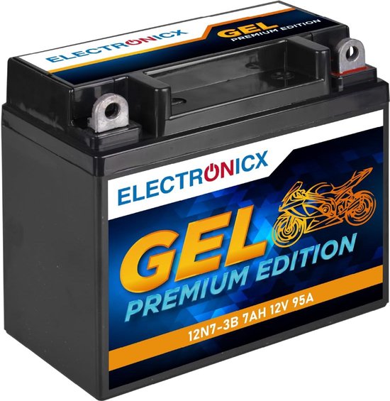 Onderhoudsvrije Gel Accu 12V 7Ah voor Motor Scooter Quad: Lekvrij ...