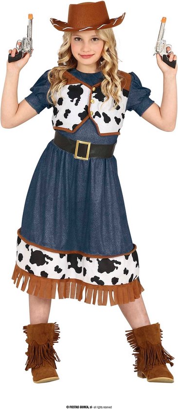 Guirca - Cowboy & Cowgirl Kostuum - Giddy Up Cowgirl - Meisje - blauw ...