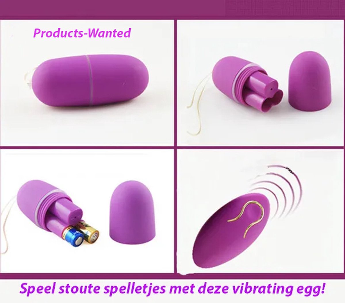 Waterproof Mini Ei Vibrator Met Afstandsbediening | bol.com