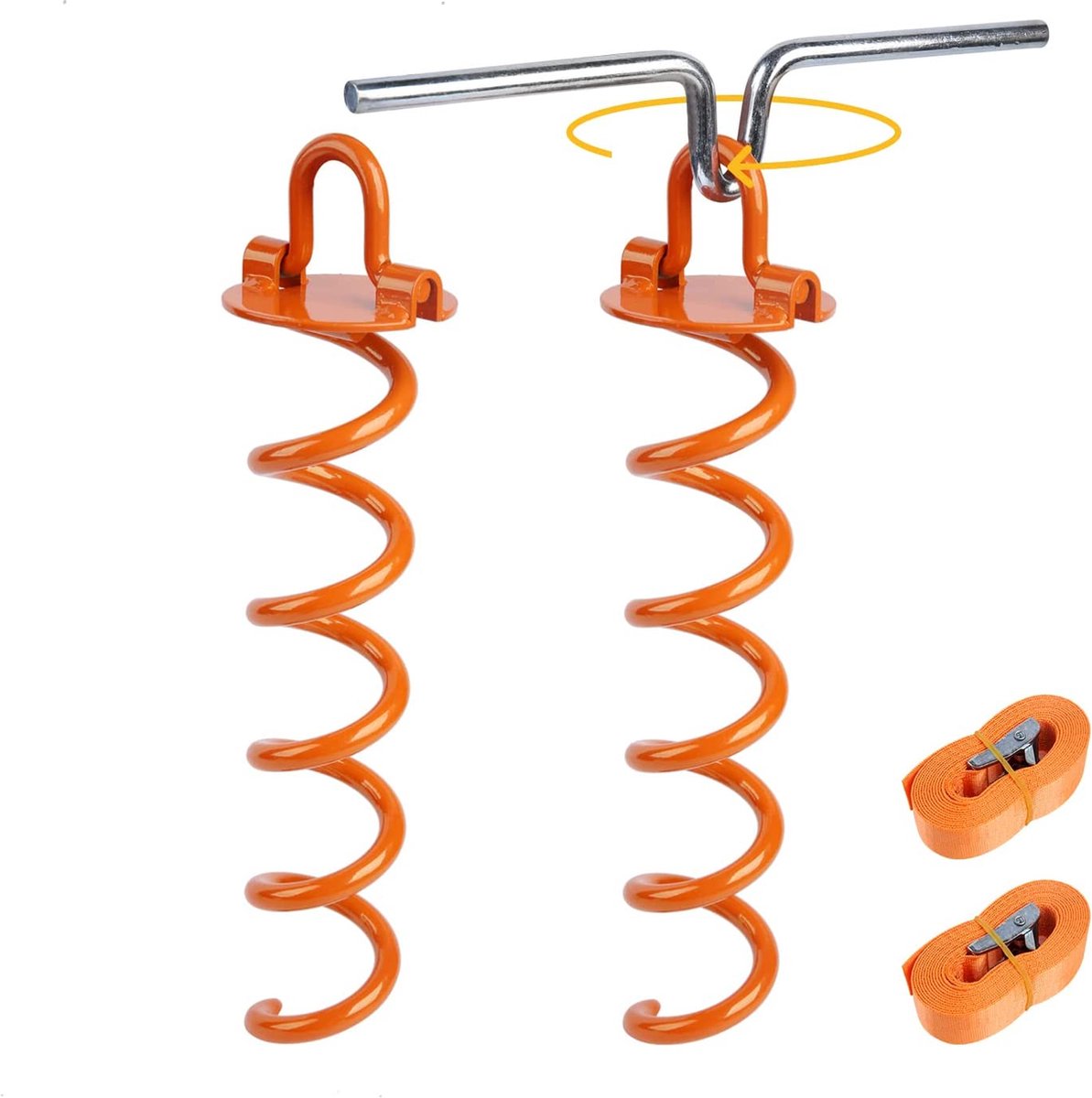 Vloerankers voor trampoline, tuinhuisje, schommels, 2 trampolines ...