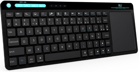Rii Mini K18 - Azerty Toetsenbord Draadloos - All-in-One Multimedia ...