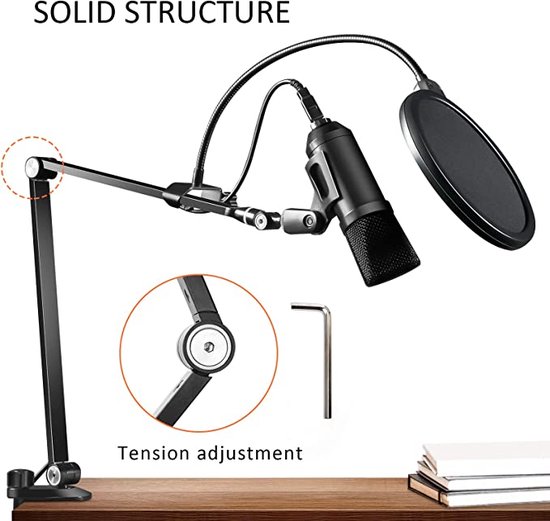 microfoon arm / Microfoon Boom Arm Mic Stand Verstelbare / Microphone ...