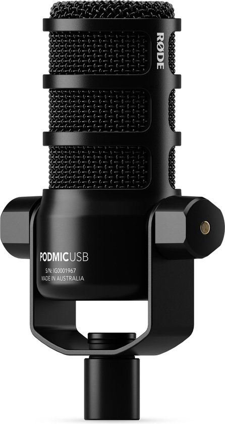 RØDE PodMic USB – Zwart – Dynamische Podcastmicrofoon | bol