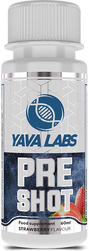 Pre Shot 20 Shots / 40 Servings - Yava Labs - Strawberry | bol