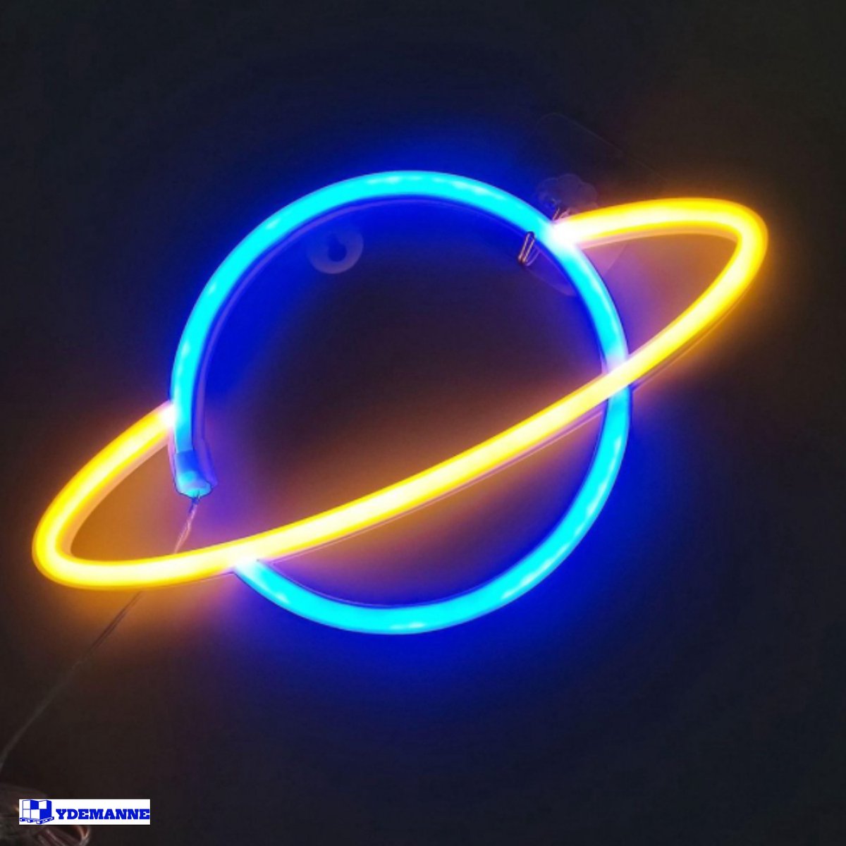 Lampe Néon - Planète Blauw / Jaune - Siècle des Lumières Néon - Lampe ...