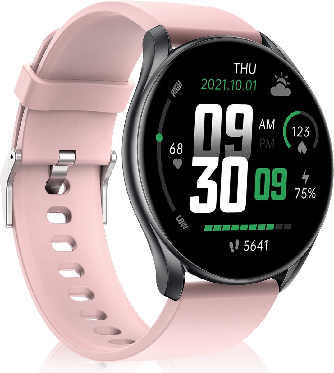 MAOO Smartwatch Dames en Heren - Horloge - Multisport - Stappenteller ...
