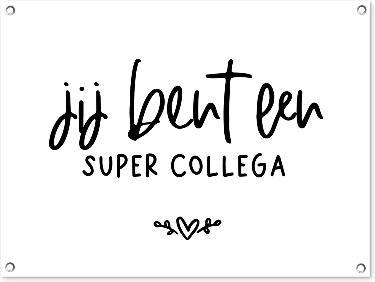 Tuinschilderij Jij bent een super collega - Spreuken - Collega - Quotes ...