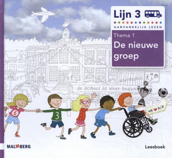 Lijn 3 thema 1 De nieuwe groep groep 3 Leesboek | 9789034577160 | Kim van der Zouw |... | bol.com