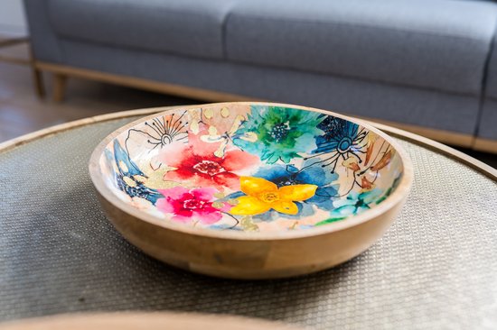 TS Collection - Bowl Sparkle spring - 31x7 - Metaal & Epoxy ...