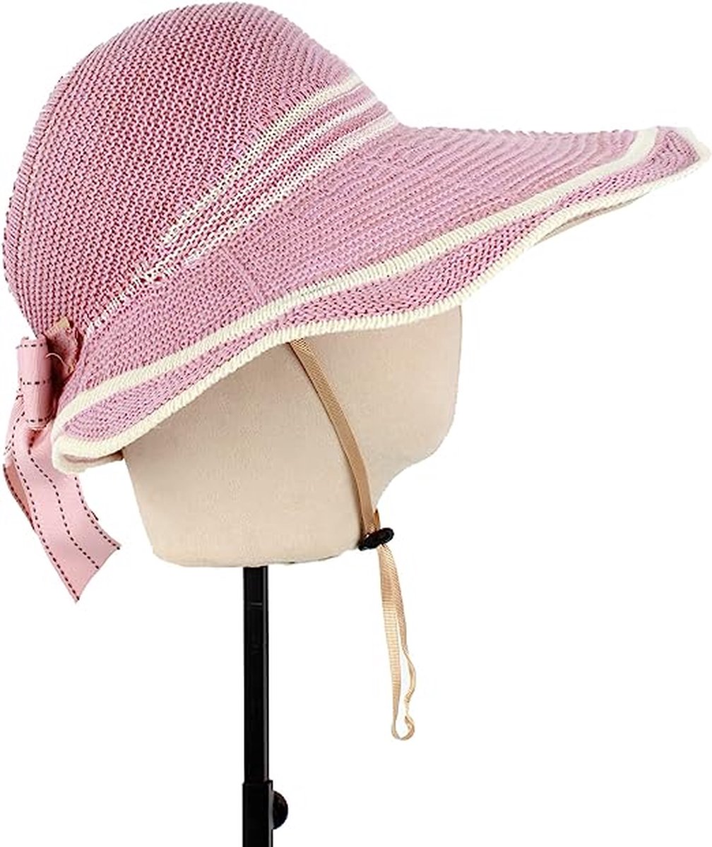Zonnehoed Dames - Zomerhoed - Strohoed UV - Strandhoed - Hoed voor ...