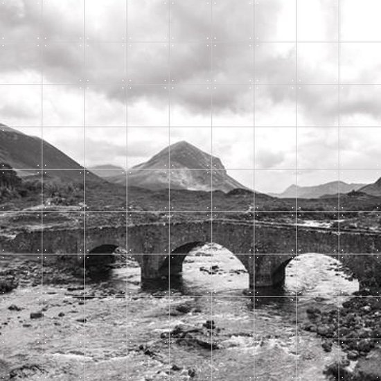 IXXI Sligachan Bridge - Wanddecoratie - Fotografie - 180 x 180 cm | bol.com