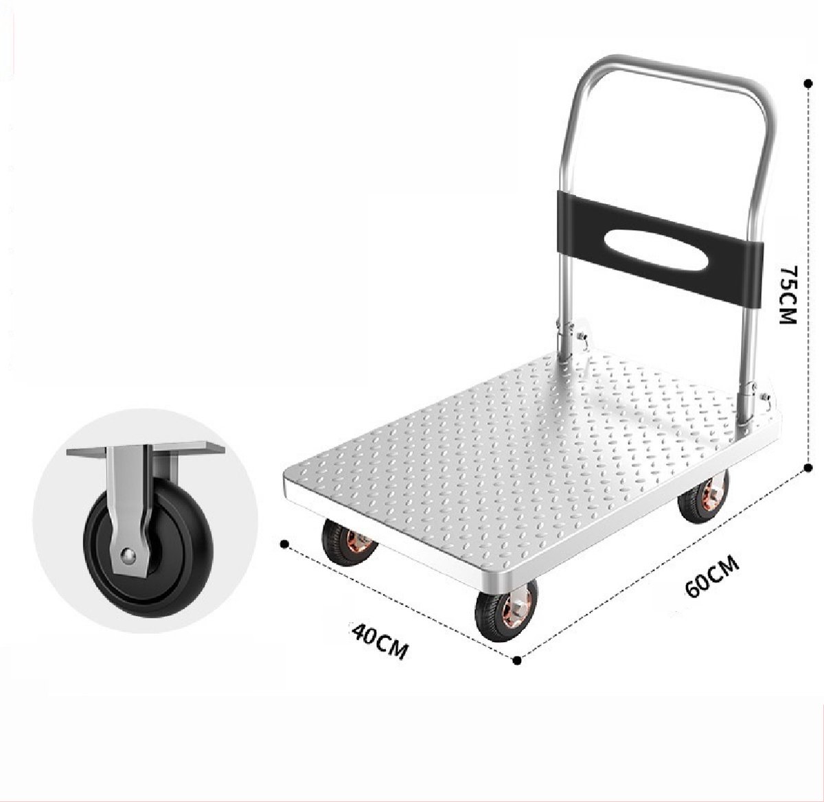 Plateauwagen - Platformwagen - Steekwagen - Trolley - Inklapbaar ...