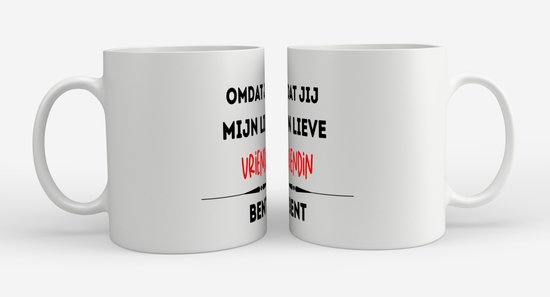 Akyol - omdat jij mijn lieve vriendin bent koffiemok - theemok - Vriend ... Akyol - omdat jij mijn lieve vriendin bent koffiemok - theemok - Vriend ...