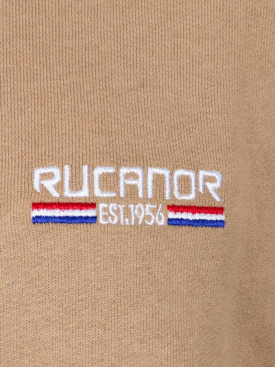 Rucanor Sky Sweatvest Hooded Unbrushed Heren Beige Maat M | bol