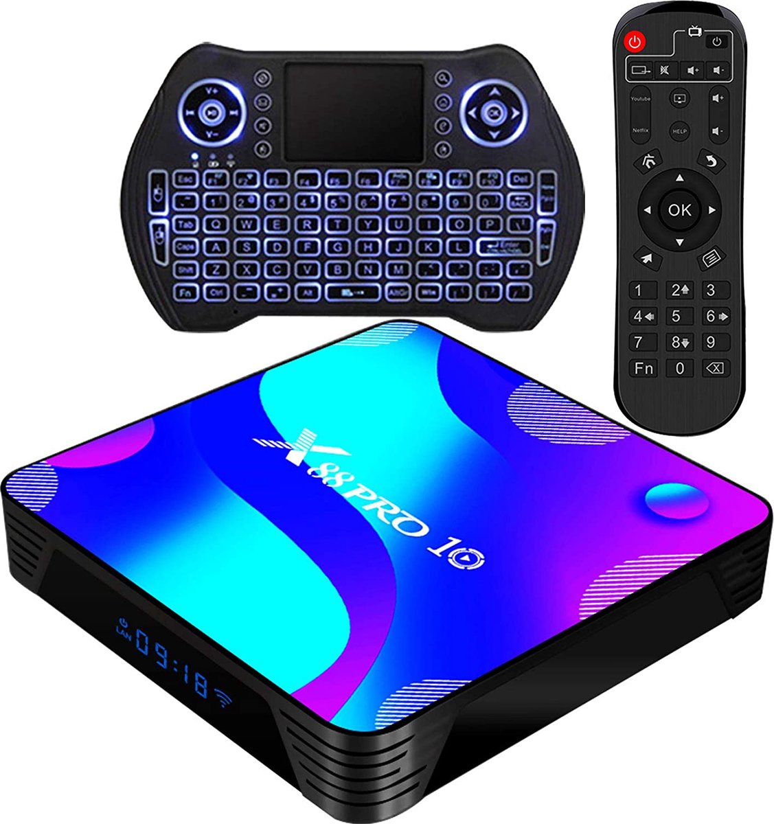 X88 Pro® IPTV Set Top Box 4K - Android TV Box - Luxe Tv Zenders ...
