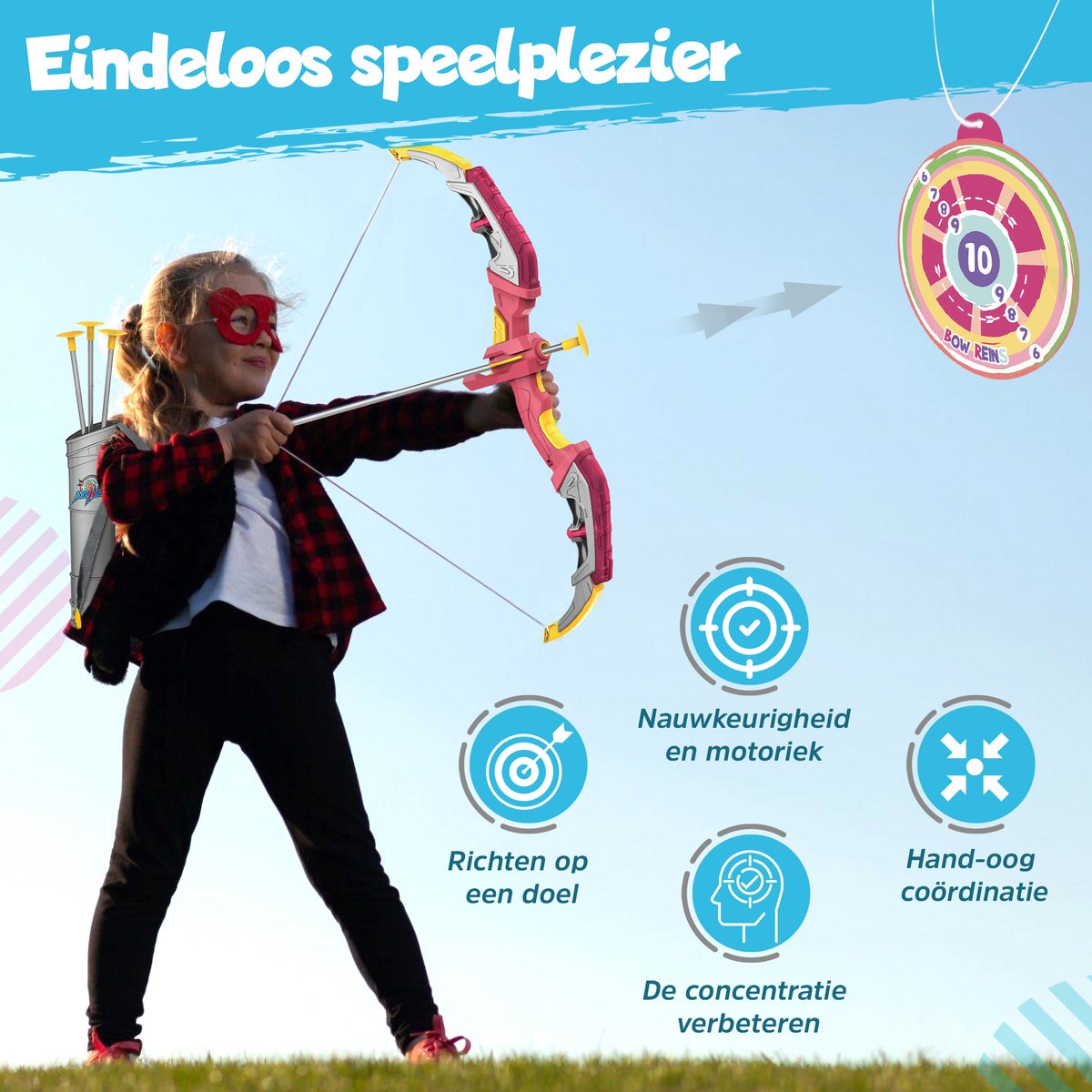 Complete Pijl En Boog Set - Pijl en Boog Kinderen - Boogschieten ...