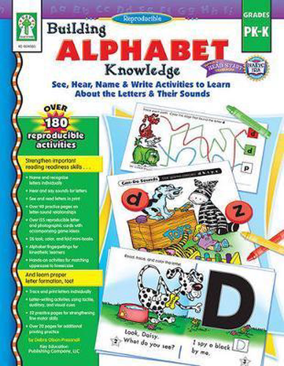 Building Alphabet Knowledge, Grades Pk - K, Debra Olson Pressnall ...