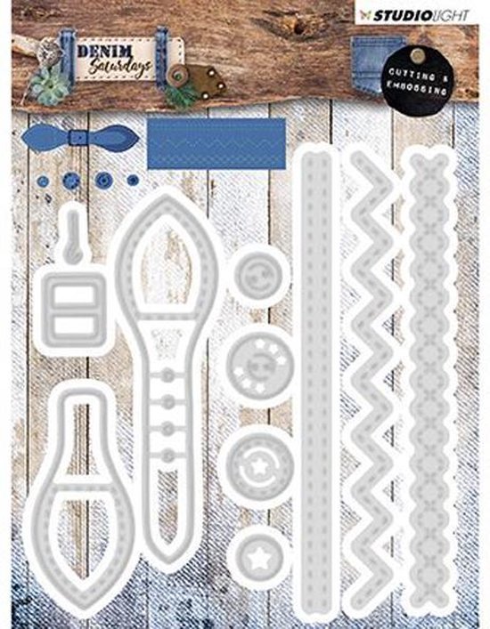 Denim Saturdays - Embossing Die-cut Stencil | bol