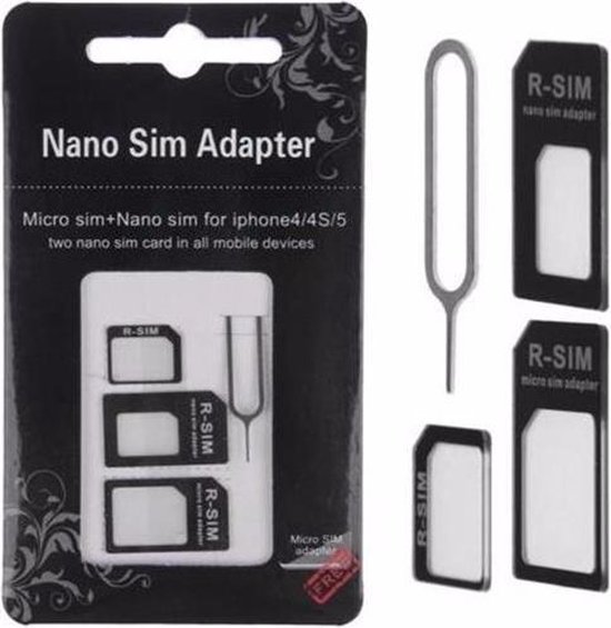(Combi Pack) 4 in 1 sim adapter 2 STUKS | bol.com