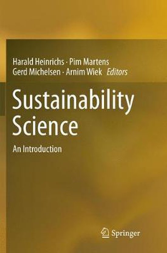 Sustainability Science | 9789402413229 | Boeken | bol