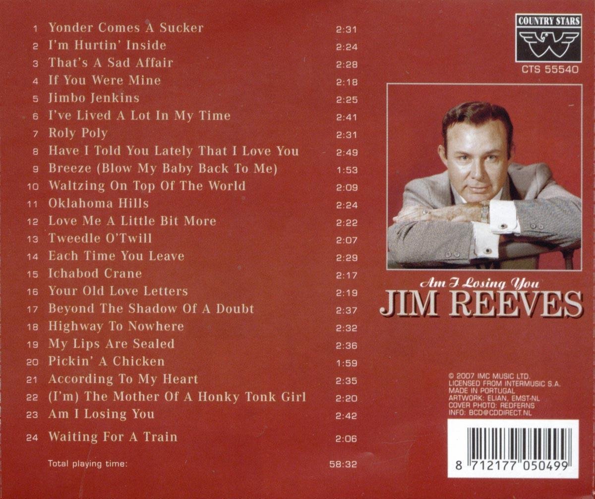 Am I Losing You, Jim Reeves | CD (album) | Muziek | bol
