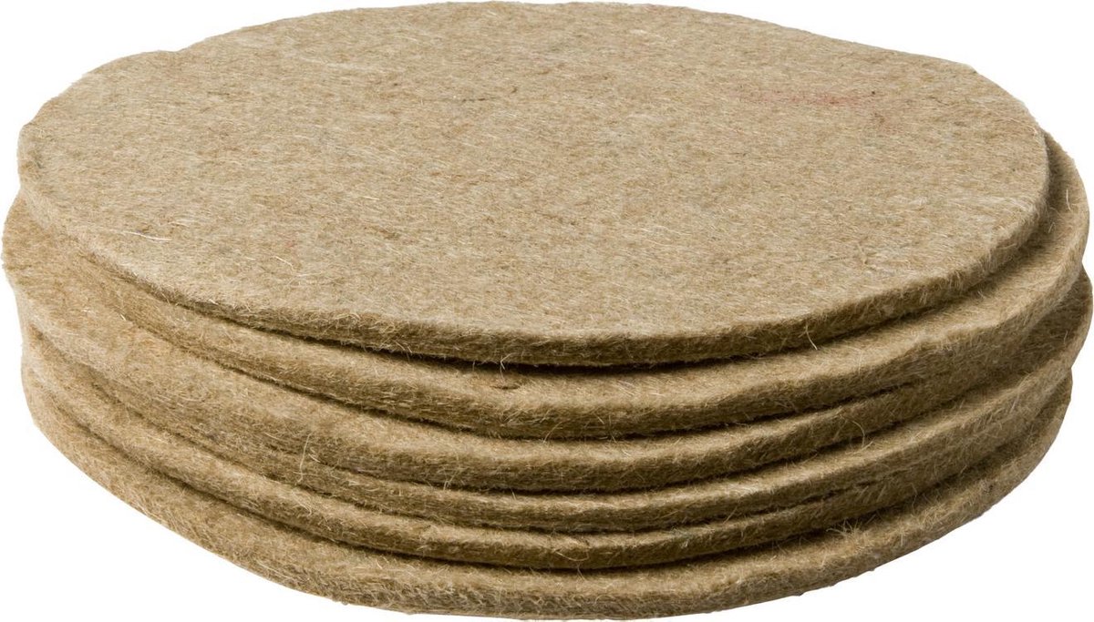 Duivennest - Vogelnest - Vilt - 6ST - Diam. 23 cm - | bol