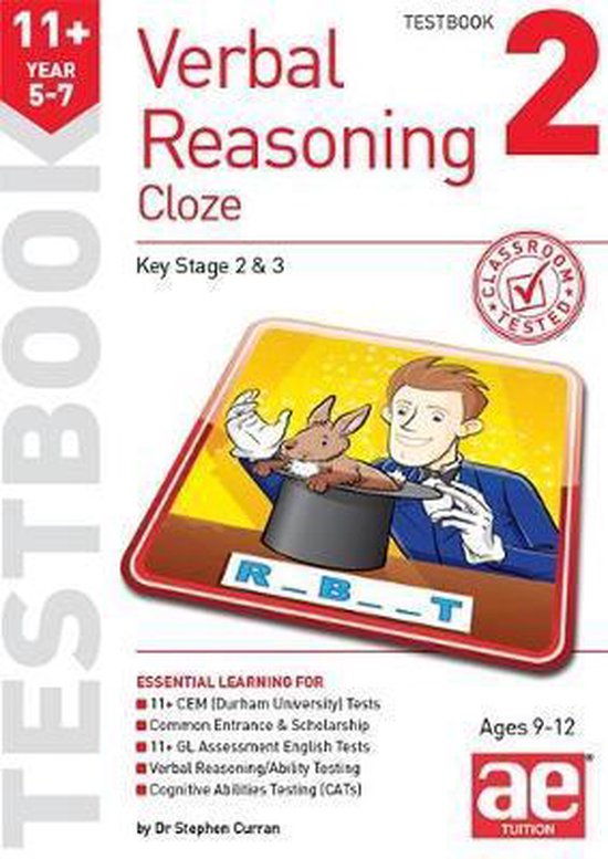 11+ Verbal Reasoning Year 5-7 Cloze Testbook 2, Stephen C. Curran ...