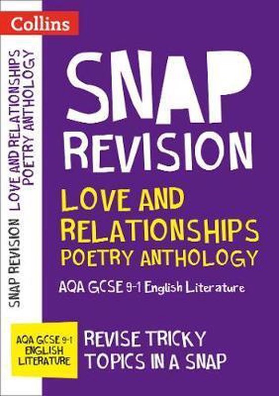 AQA Poetry Anthology Love and Relationships Revision Guide ...