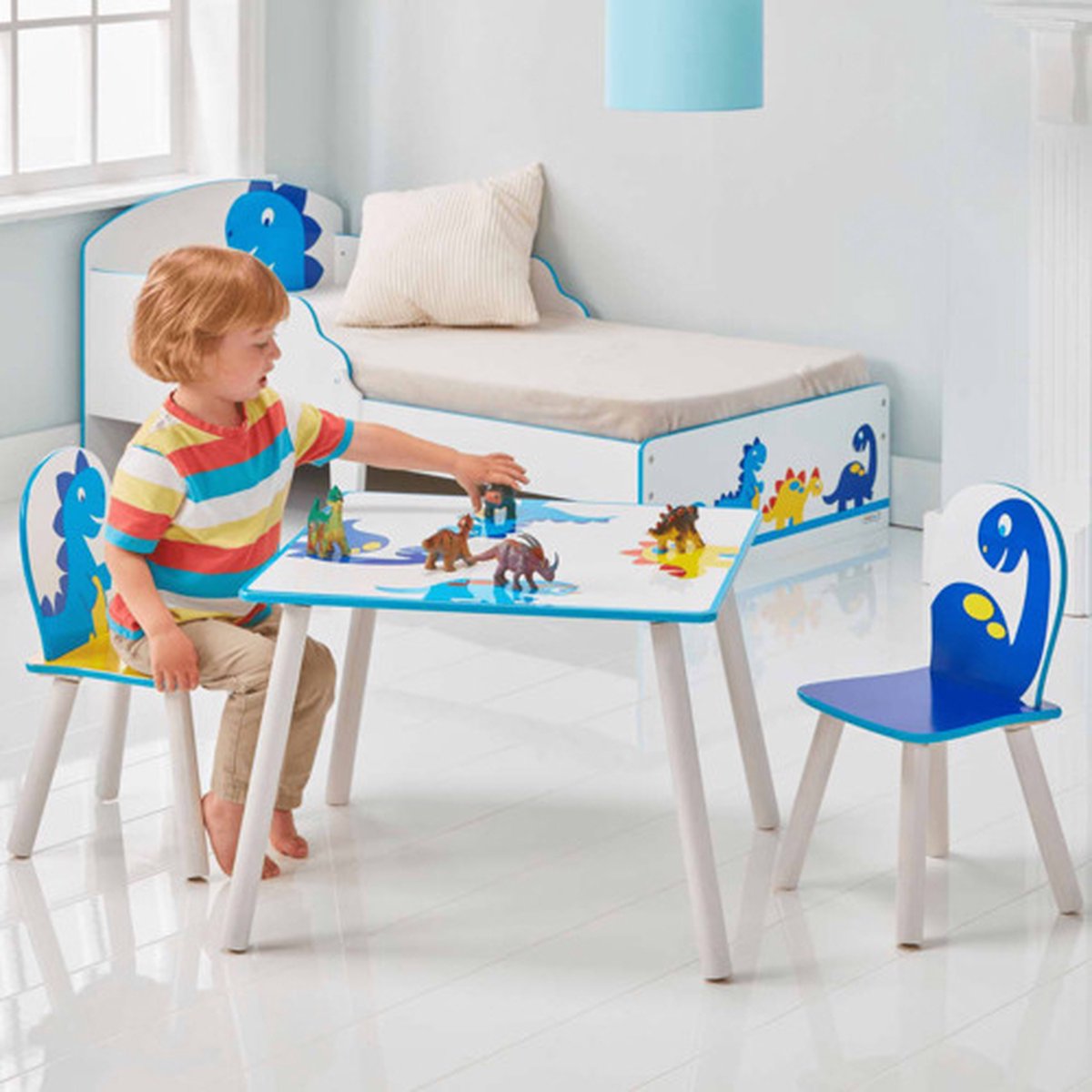 Dinosaur - Kids Table and 2 Chairs Set (527DIE01NE) | bol.com